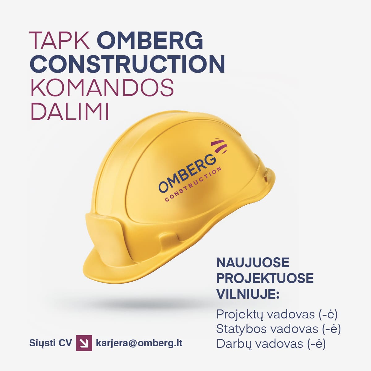 „Omberg Construction“: naujas pavadinimas, nauji projektai ir komandos ...